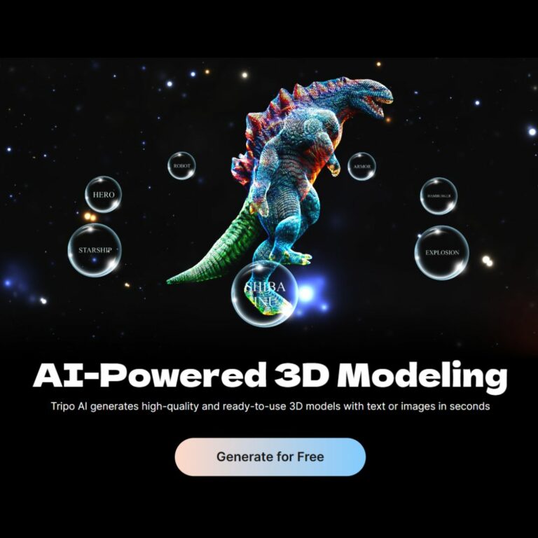 Tripod.ai - Generate 3D models from text or photo - Find the best AI tools